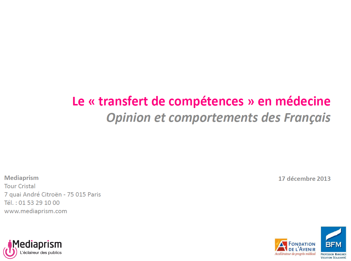 Enquête : le "transfert de compétences" en médecine - décembre 2013 ...